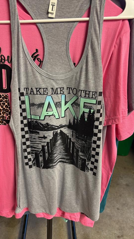 MEDIUM Tank Lake Life – Southern Elegance PE